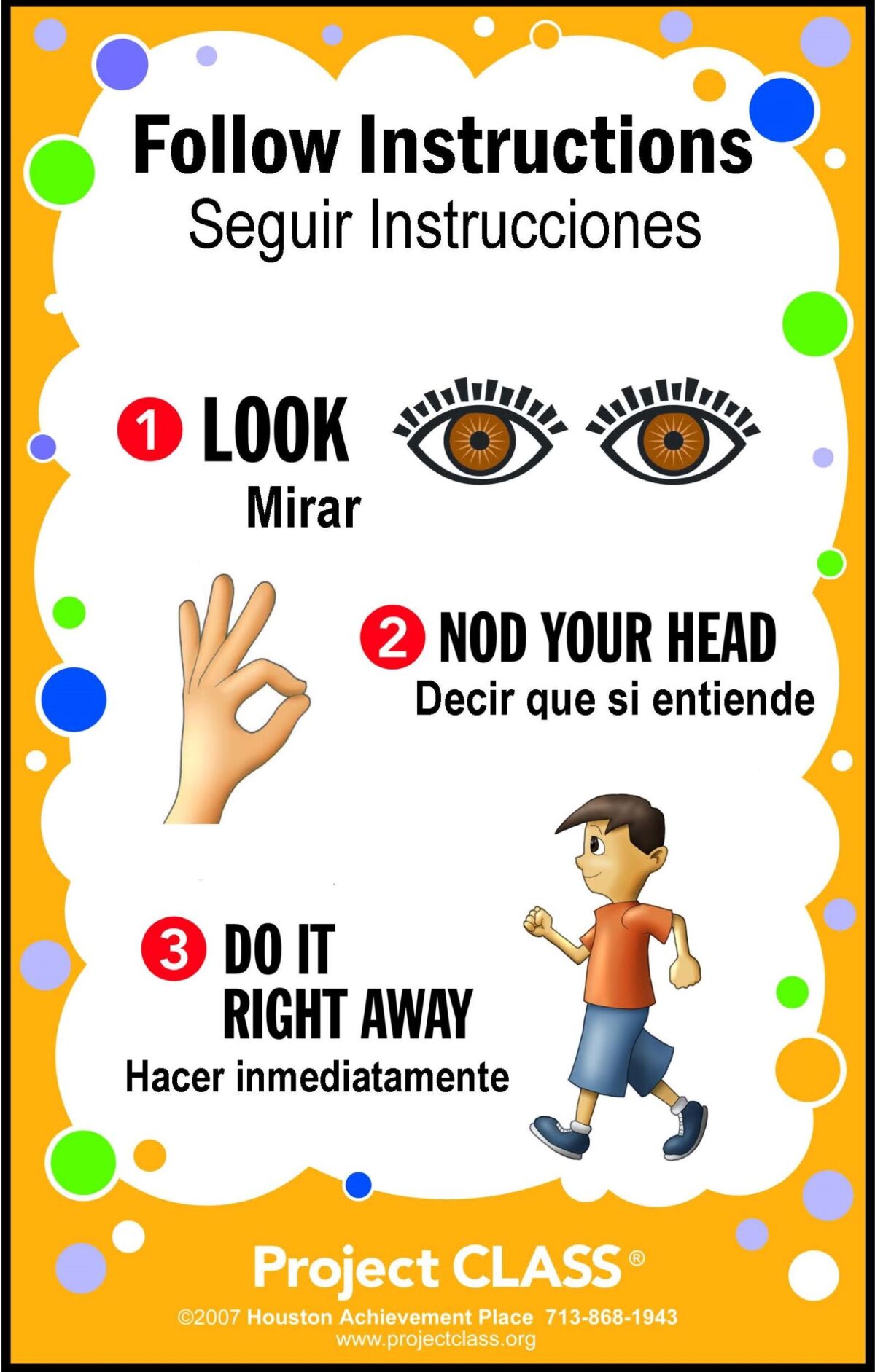 Follow Instructions - Project CLASS